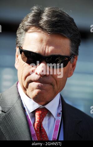 Rick Perry (USA) Govenor of Texas. 18.11.2012. Formula 1 World ...