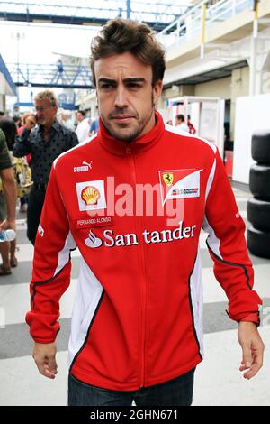 Fernando Alonso (ESP) Ferrari. Brazilian Grand Prix, Thursday 6th ...