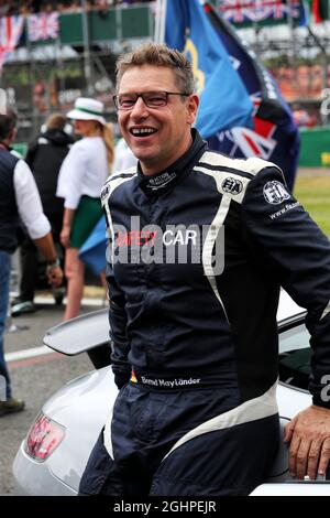 (L to R): Bernd Maylander (GER) FIA Safety Car Driver with Rui Marques ...