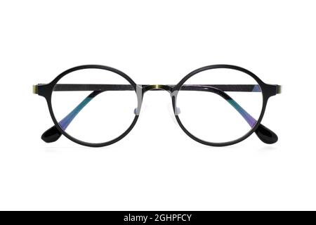 Image of modern fashionable spectacles isolated on white background ...