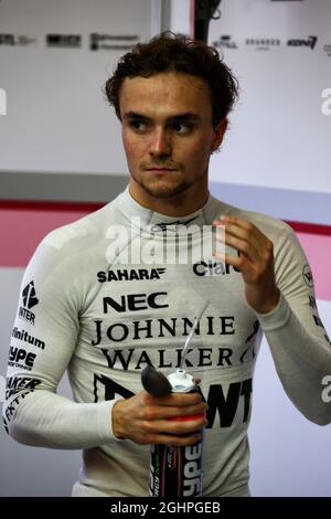Lucas Auer (AUT) Sahara Force India F1 VJM10 Test Driver. Formula One ...