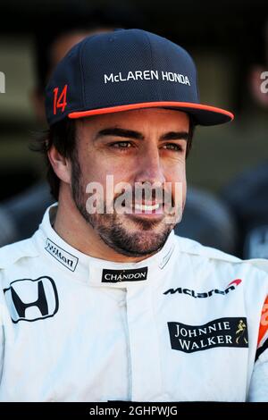 Fernando Alonso (ESP) McLaren at a team photograph. United States Grand ...