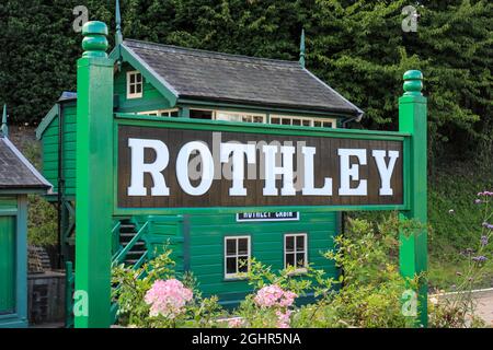 ROTHLEY Great Central Steam railway, UK - 2015 : Station master on ...