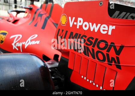 Ferrari Rear wing, technical detail, during the Dutch GP, Zandvoort 28 ...