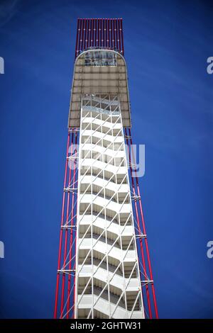 Circuit atmosphere - viewing tower. United States Grand Prix, Thursday ...