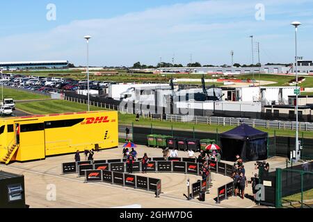 Paddock atmosphere - media interview area. 30.07.2020. Formula 1 World ...