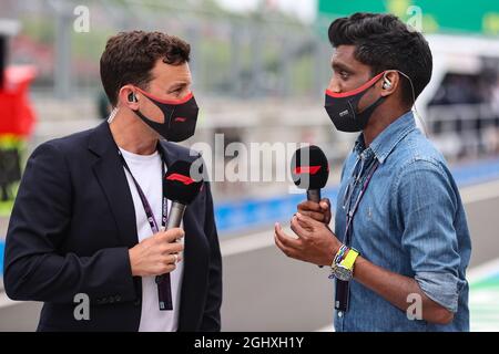 Lawrence Barretto (GBR) Formula 1 Senior Writer Editor, presenting for ...