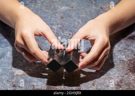 Infinity Fidget Cube for Children and Adults Stress and Anxiety Relief ...