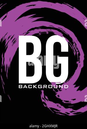 A purple and black simple modern abstract background Stock Vector Image ...