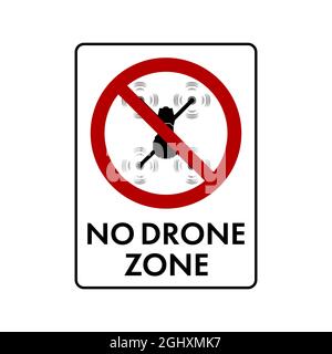 Quadrocopter forbidden icon. No drones zone sign. Copter launch ...