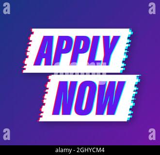 Hand cursor glitch icon click. Vector stock illustration Stock Vector Image & Art - Alamy