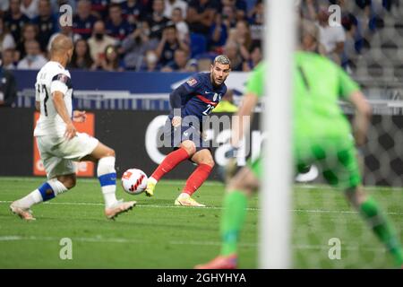 Theo Hernandez of France in action during the FIFA World Cup 2026 Group ...