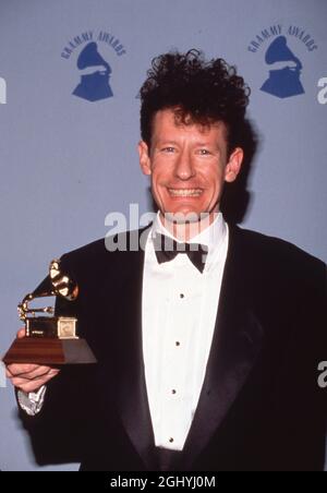 Lyle Lovett at the 32nd Annual Grammy Awards on February 21, 1990 at ...