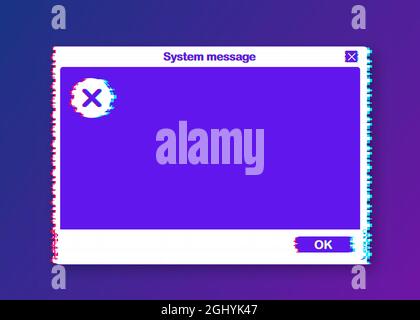 Mail Glitch Icon Vector Stock Vector Image & Art - Alamy