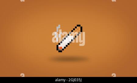 Pixel 8 bit no smoking sign wallpaper - high res background Stock Photo ...