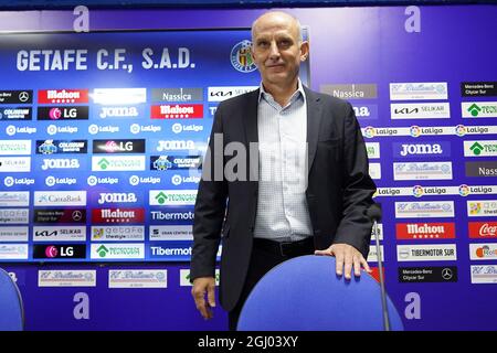 Getafe CF's General Manager Angel Martin. August 24, 2021. (Photo by ...