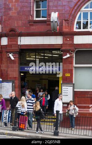 Hampstead Underground Station, Hampstead, London, 1907. Artist: Bedford ...