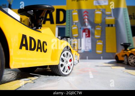 ADAC stand at International Motor Show, IAA Mobility 2025 on Sept 12 ...