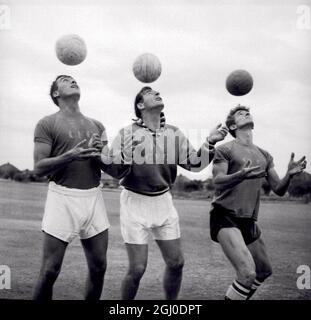 Chelsea players during a training session at Cobham Training Ground ...