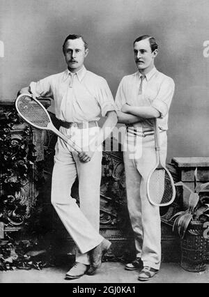 WILLIAM RENSHAW (1861-1904) English tennis player who won twelve major ...