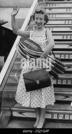 Maureen Connolly : 1934-1969 , American tennis player , Little Mo as ...