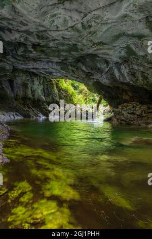Alaska, Chichagof Island, Basket Bay. Scenic of Basket Creek. Credit as ...