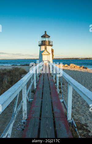 USA, Massachusetts, Nantucket Island. Christmas in Nantucket Town ...