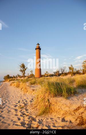 Little Sable Point Lighthouse near Mears, Michigan Stock Photo - Alamy