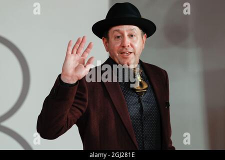 Venice, Italy, September 07, 2021.Director Potsy Ponciroli attending ...