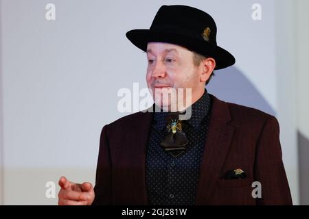 Venice, Italy, September 07, 2021.Director Potsy Ponciroli attending ...