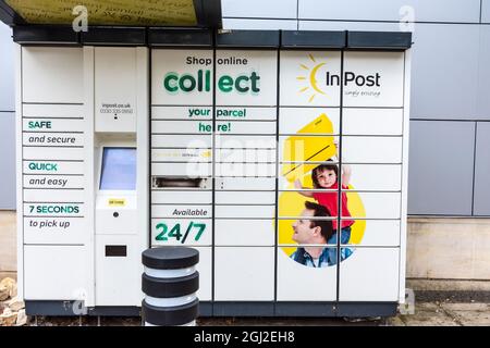 InPost collection point, Bath, UK Stock Photo - Alamy