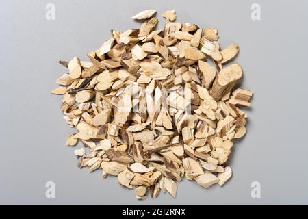 top view herb ZiSuGeng or Perillae Caulis or Cutivated Purple Perilla ...