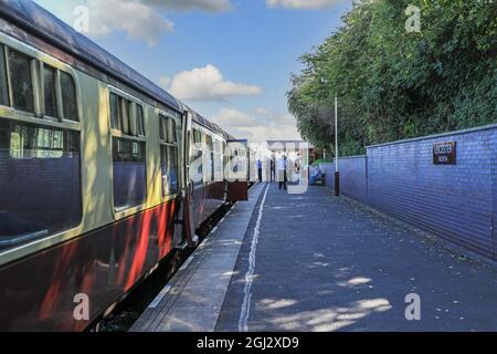 Leicester North station, Great Central Railway, a heritage steam ...