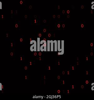 Abstract data bits background. Digital cyber technology pattern Stock Photo - Alamy