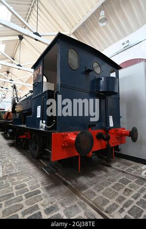 Andrew Barclay saddle tank No 1219 Caledonia Works at Buckfastleigh ...