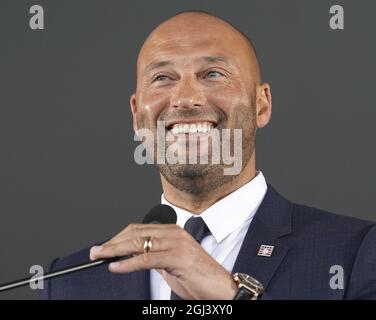 Baseball Hall of Famer Derek Jeter and his family particpate in the ...