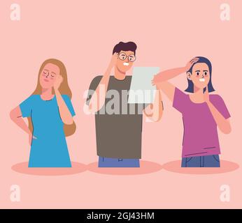 set women depressed sad desperate Stock Vector Image & Art - Alamy