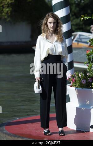 Carlotta Gamba arriving at the Excelsior Hotel as part of the 78th ...