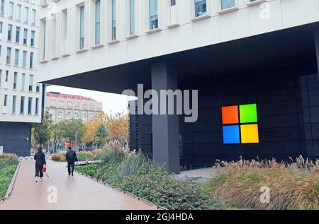 SHANGHAI, CHINA - DECEMBER 8, 2020 - The picture shows the Microsoft ...