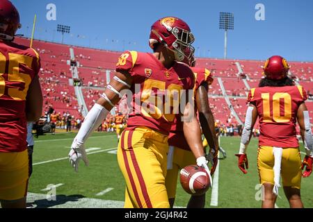 USC Trojans linebacker Solomon Tuliaupupu (58) during USC Trojans ...