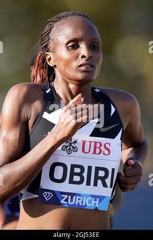 Zurich, Switzerland, 8, September, 2021,5000m runner Hellen Obiri (KEN ...