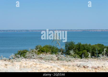 Landscape of Zatoka bay from Akkerman fortress, Ukraine Stock Photo - Alamy