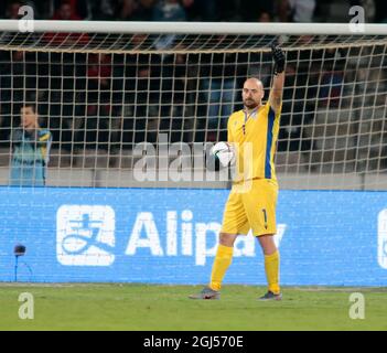 Elia Benedettini of San Marino during the FIFA World Cup qualifiers ...