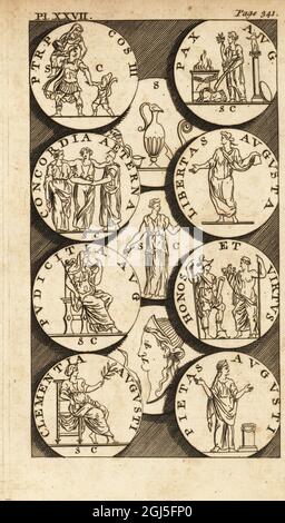 The Roman goddess of Clemency Stock Photo - Alamy