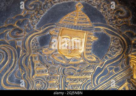 Bhutan, Paro. Historic Ta Dzong aka Taa Dzong, watchtower. Now home to ...