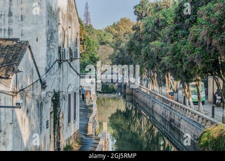 China, Jiansu, Suzhou. Pingjiang historic district Stock Photo - Alamy
