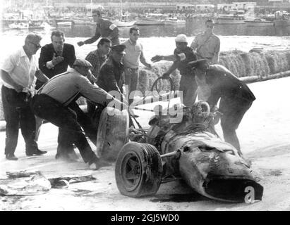 Lorenzo Bandini Italian race car driver crashed his Ferarri into a wall ...