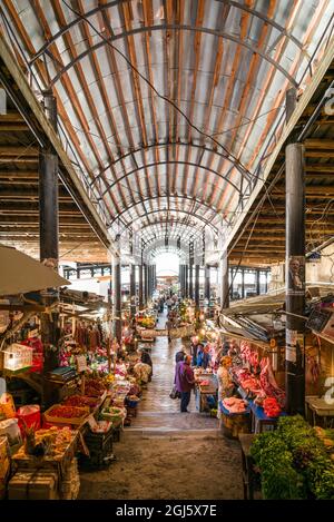 Georgia, Kakheti, Telavi. Bazari town market interior Stock Photo - Alamy
