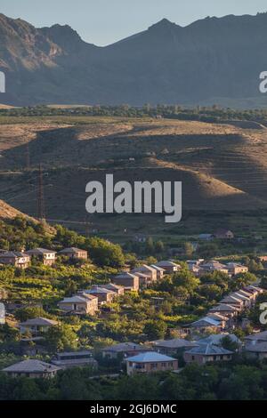Armenia, Areni. Town view at dawn Stock Photo - Alamy