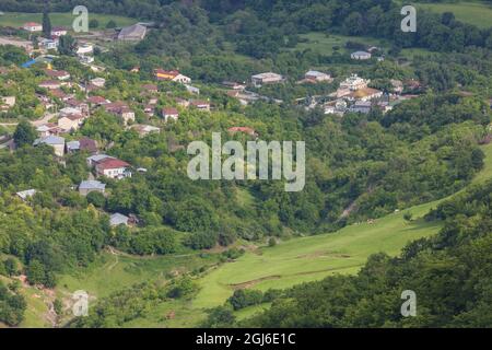 Nagorno Karabakh Republic, Vank. Village view Stock Photo - Alamy